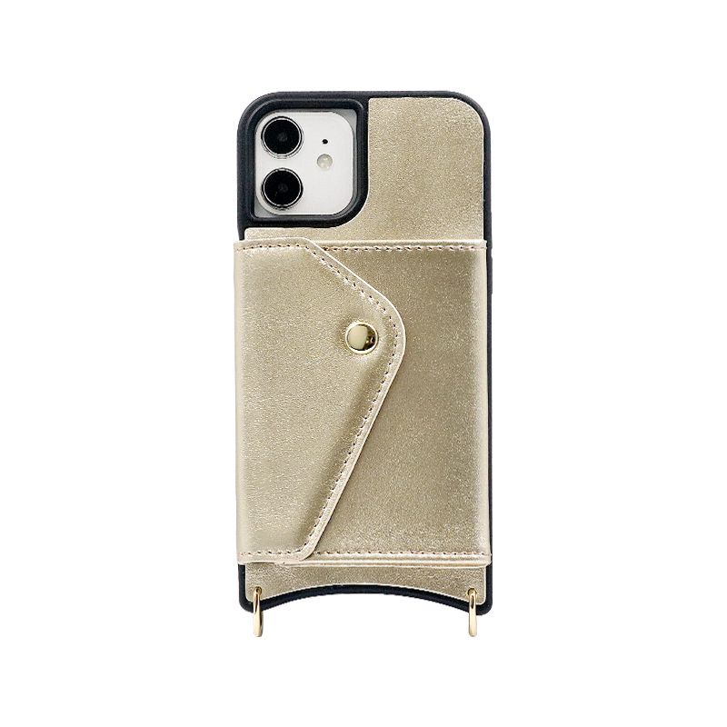 customized leather cross body phone case manufacture