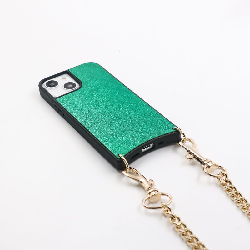 customized leather cross body phone case manufacture